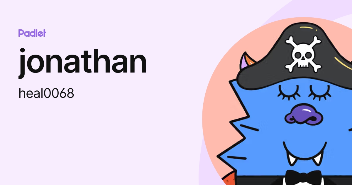 jonathan (heal0068) profile | Padlet