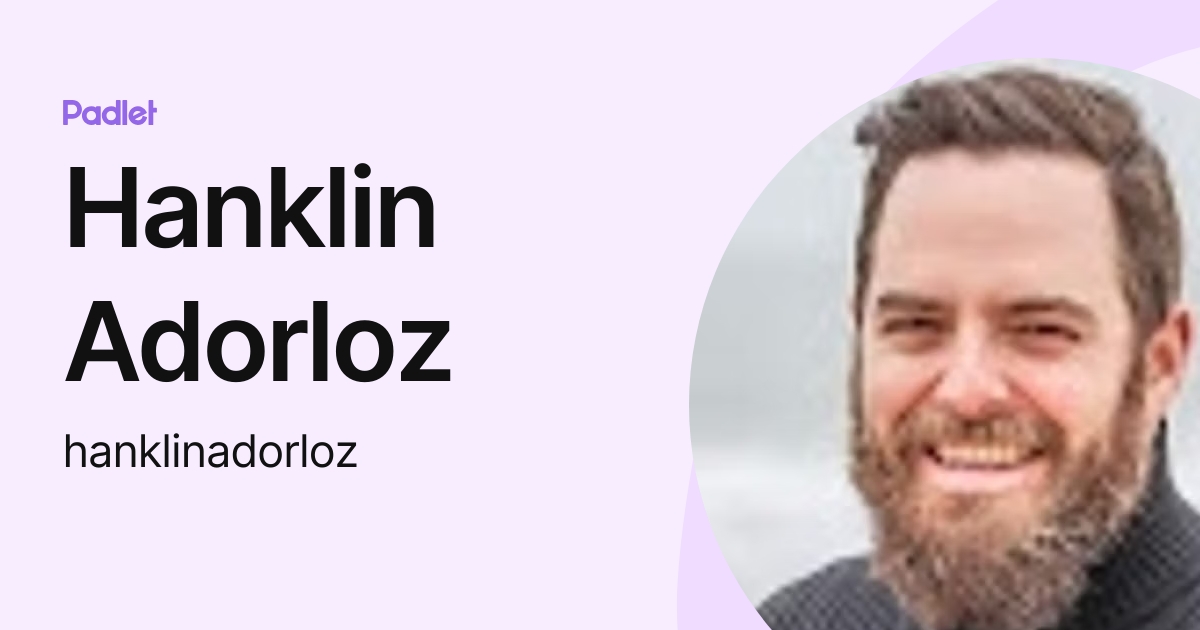 Hanklin Adorloz (hanklinadorloz) profile | Padlet