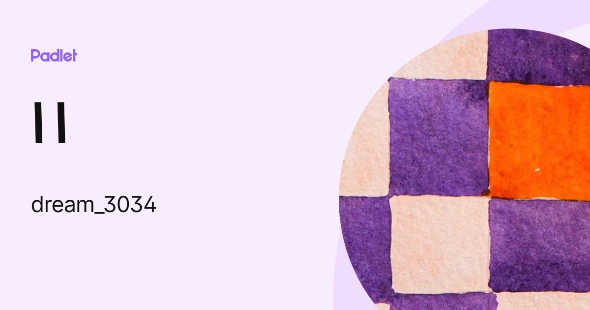 ا ا (dream_3034) profile | Padlet