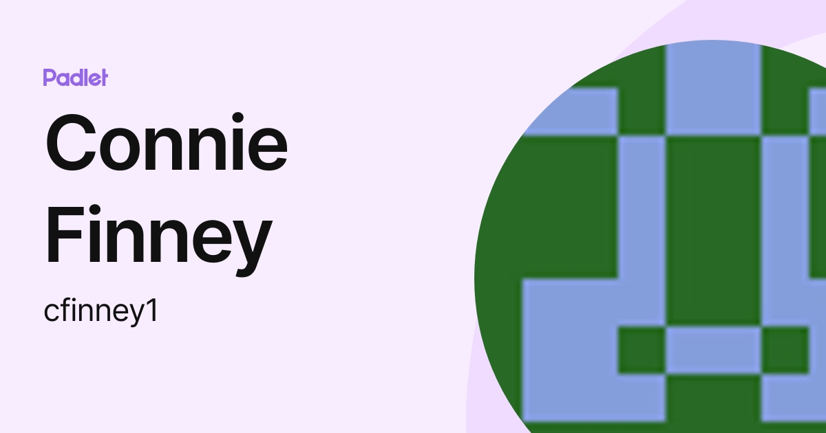 Connie Finney (cfinney1) profile | Padlet