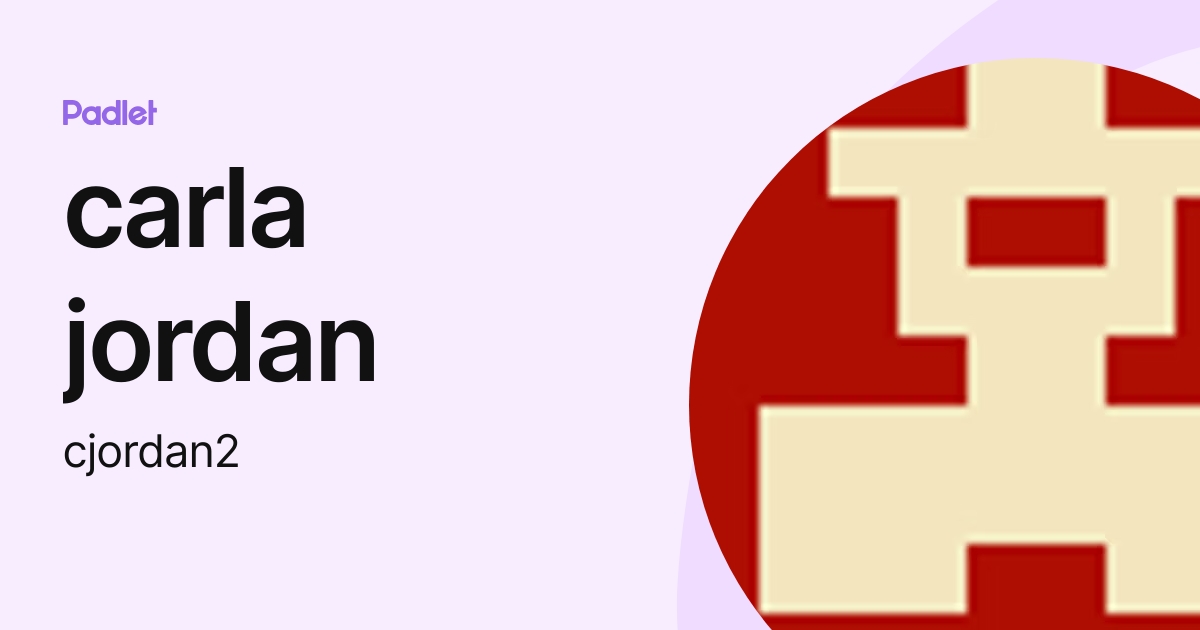 carla jordan (cjordan2) profile | Padlet