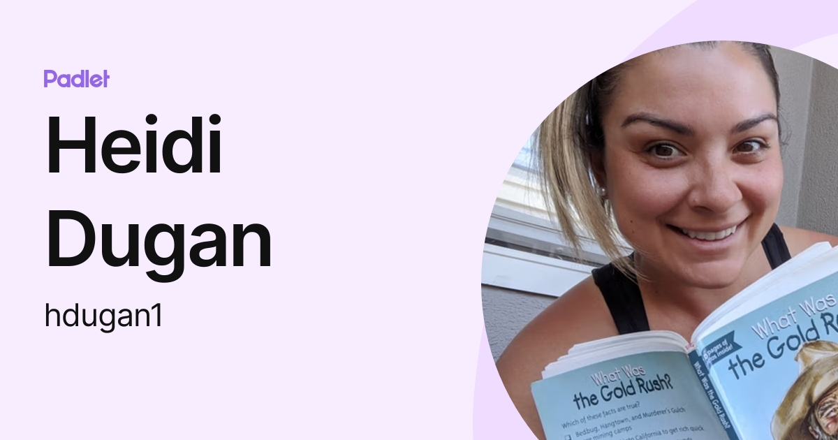 Heidi Dugan (hdugan1) profile | Padlet