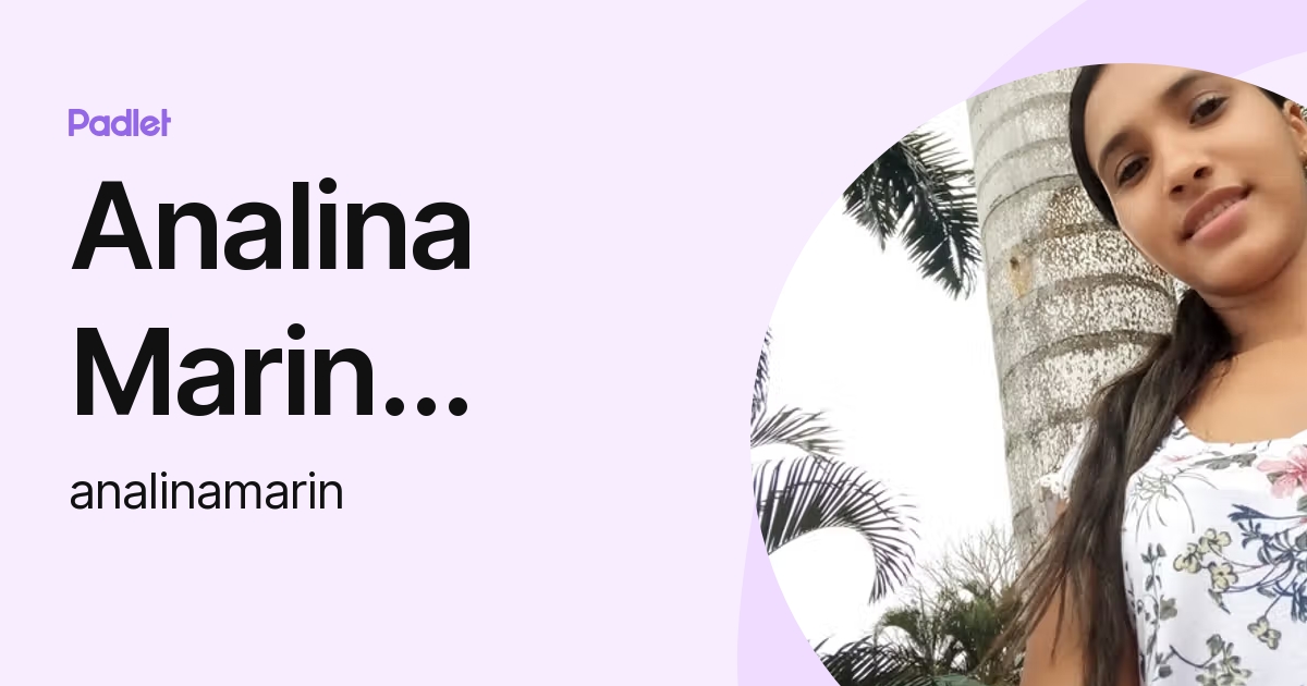 Analina Marin Navarro (analinamarin) profile | Padlet
