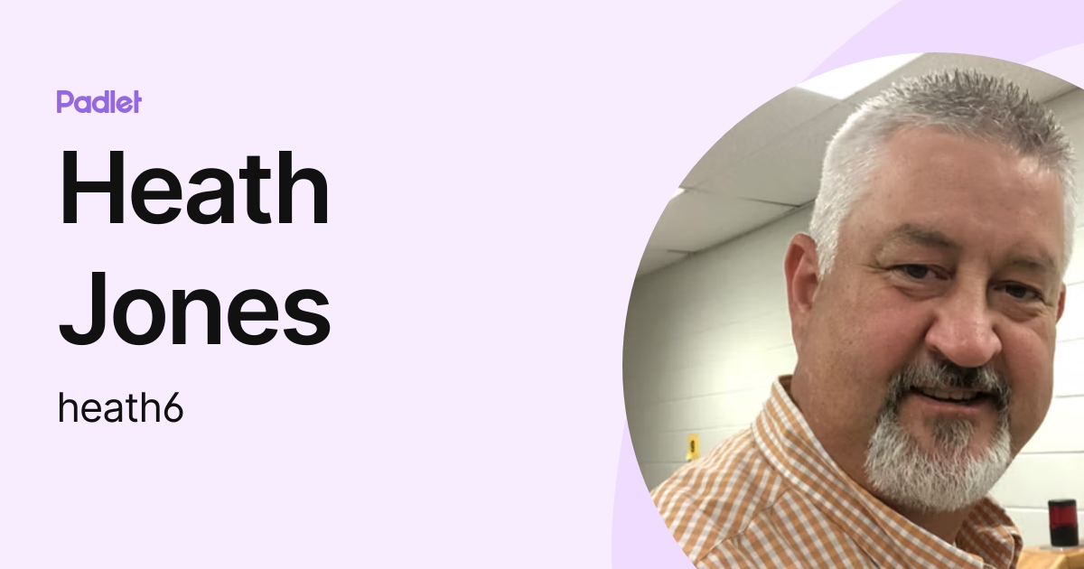 Heath Jones (heath6) profile | Padlet
