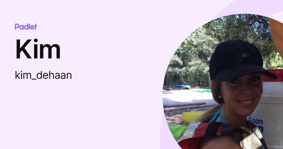 Kim (kim_dehaan) profile | Padlet