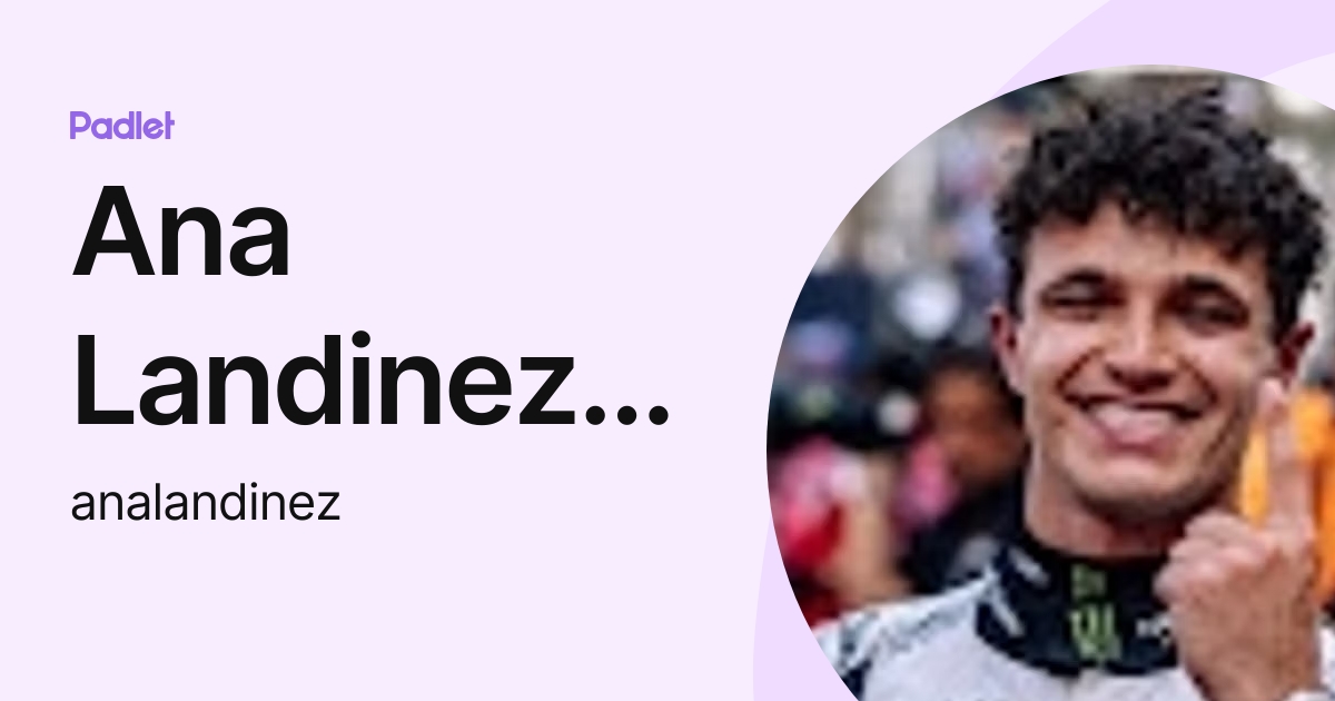 Ana Landinez Schneider (analandinez) profile | Padlet