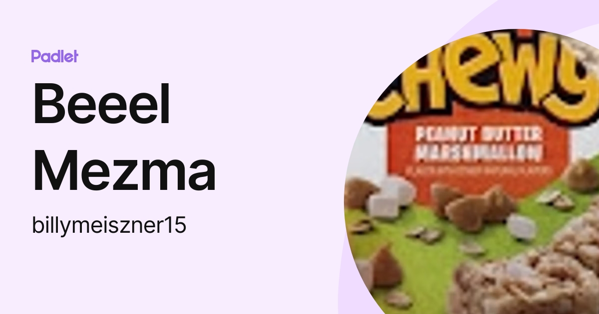 Beeel Mezma (billymeiszner15) profile | Padlet