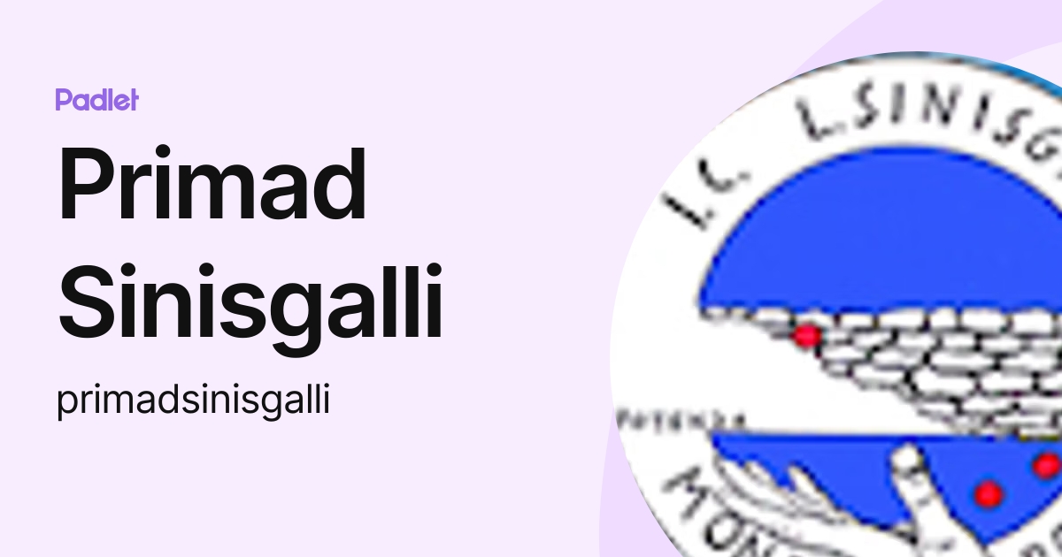 Primad Sinisgalli (primadsinisgalli) profile | Padlet
