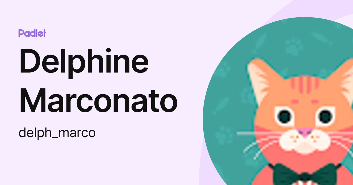 Delphine Marconato (delph_marco) profile | Padlet