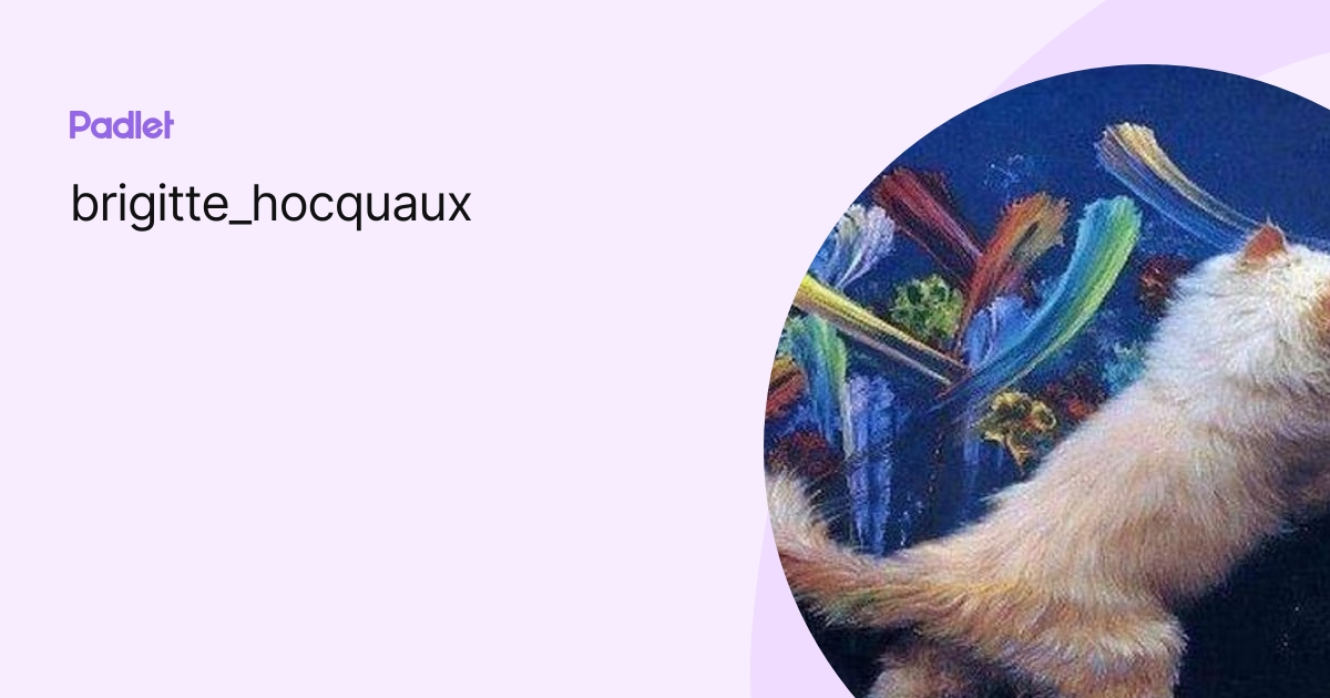 brigitte_hocquaux profile | Padlet