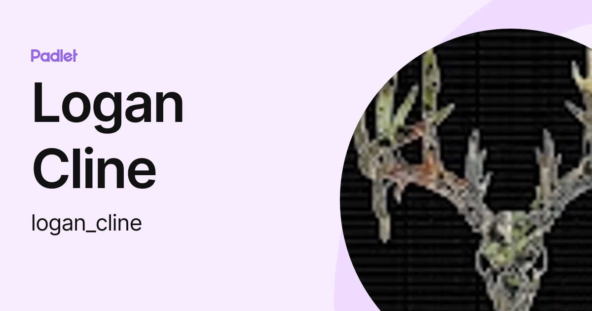 Logan Cline (logan_cline) profile | Padlet