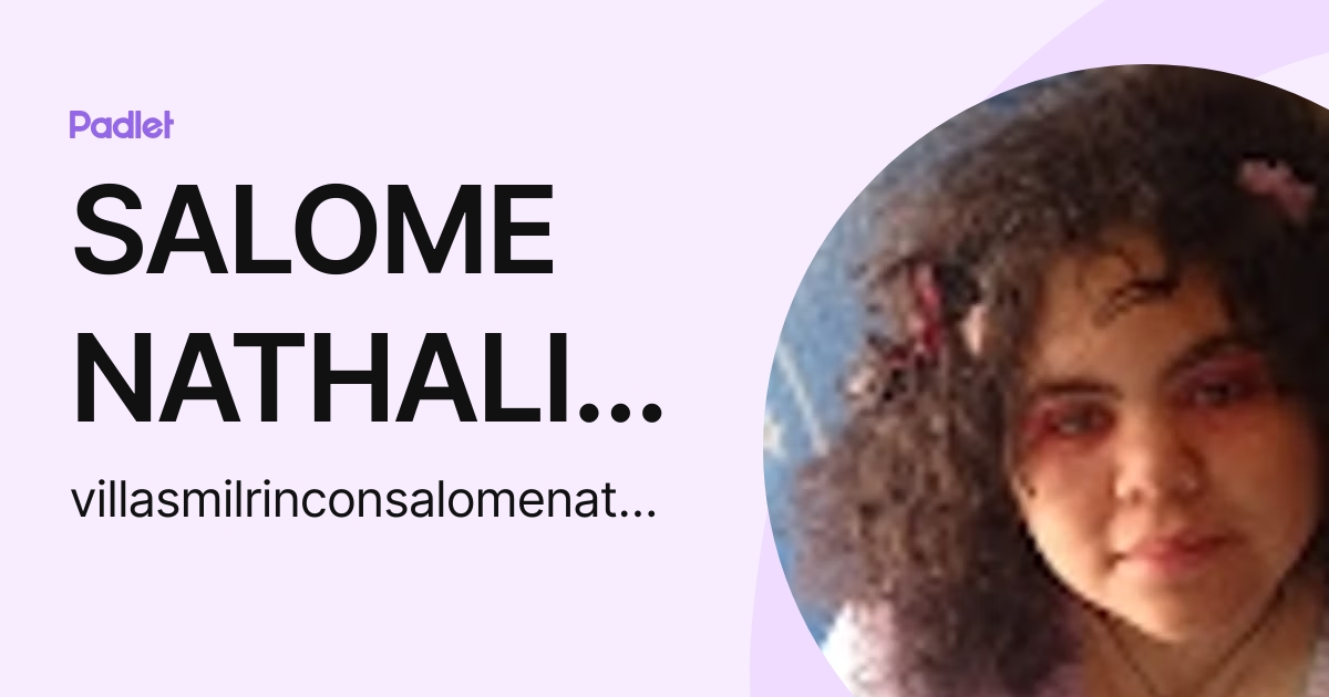 SALOME NATHALIA VILLASMIL RINCON (villasmilrinconsalomenathaliag23 ...