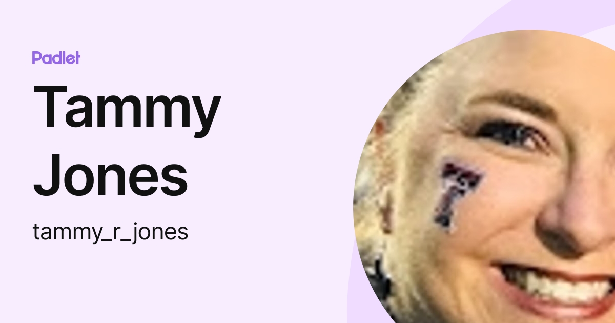 Tammy Jones (tammy_r_jones) profile | Padlet