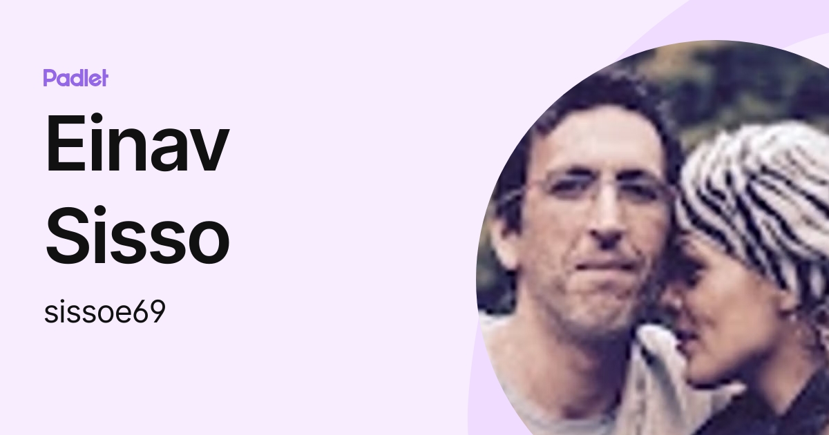 Einav Sisso (sissoe69) profile | Padlet