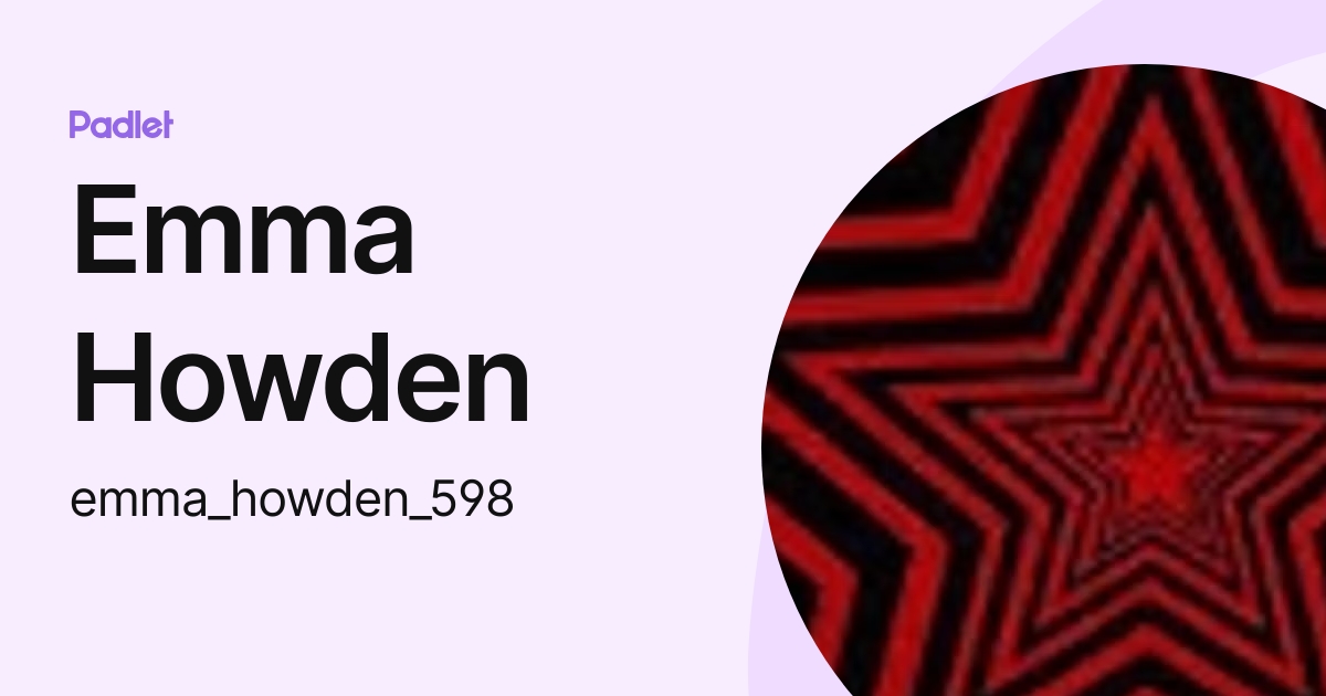 Emma Howden (emma_howden_598) profile | Padlet