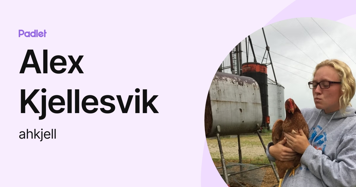 Alex Kjellesvik (ahkjell) profile | Padlet