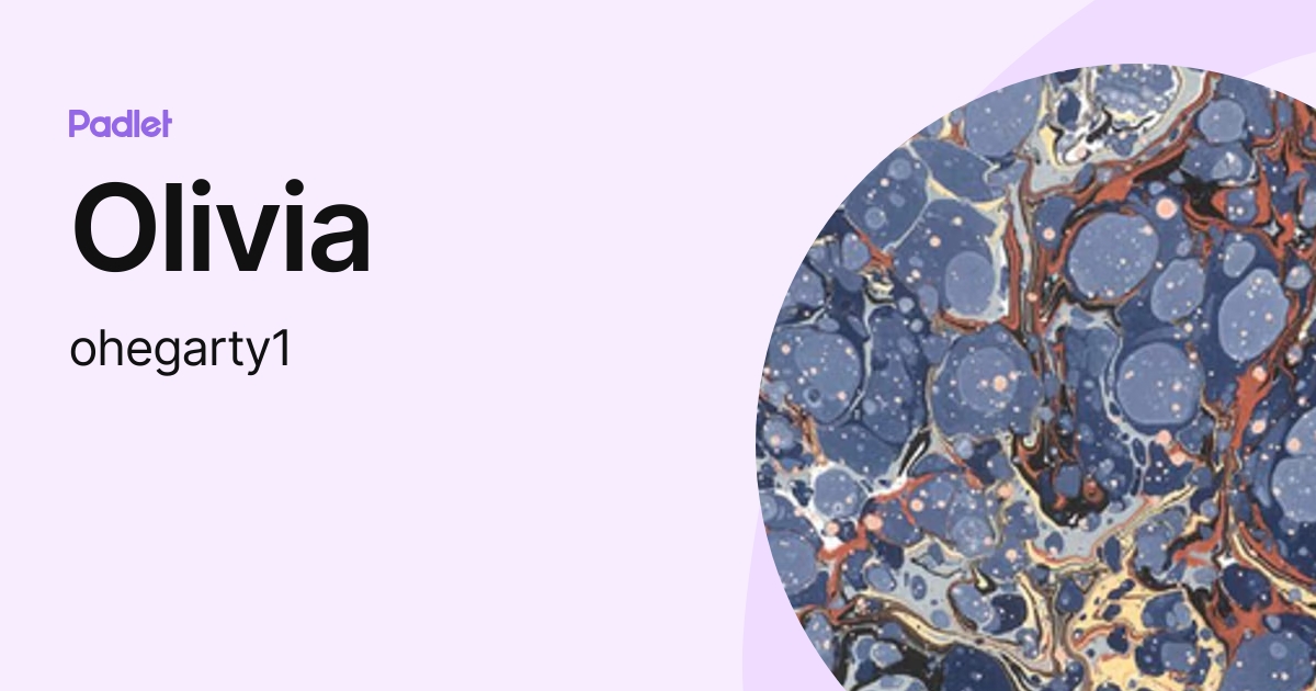 Olivia (o_hegarty) profile | Padlet