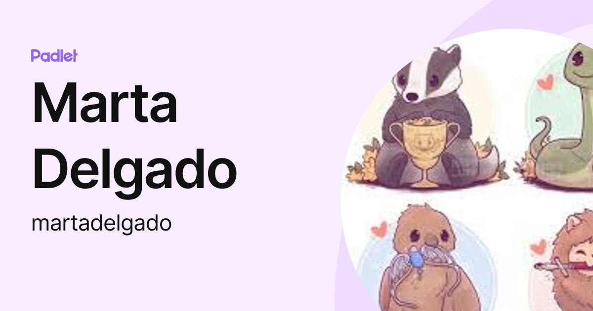 Marta Delgado (martadelgado) profile | Padlet