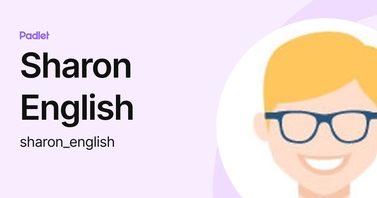 Sharon English (sharon_english) profile | Padlet