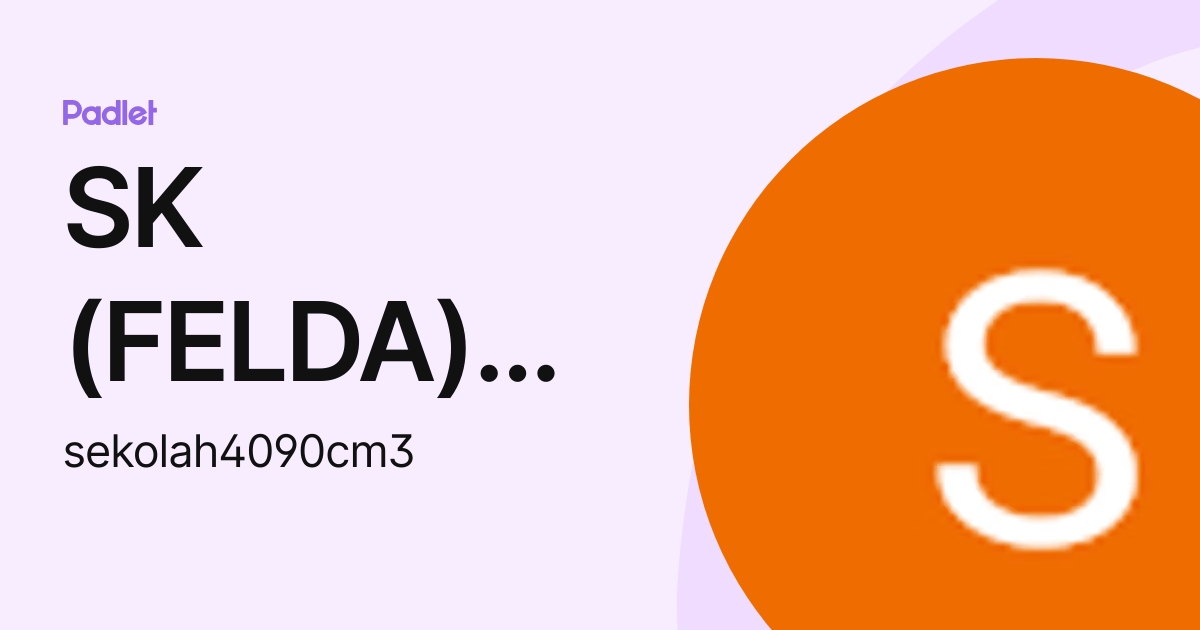 SK (FELDA) ULU PENGGELI-CM3 KPM-SK-GuruData (sekolah4090cm3) profile ...