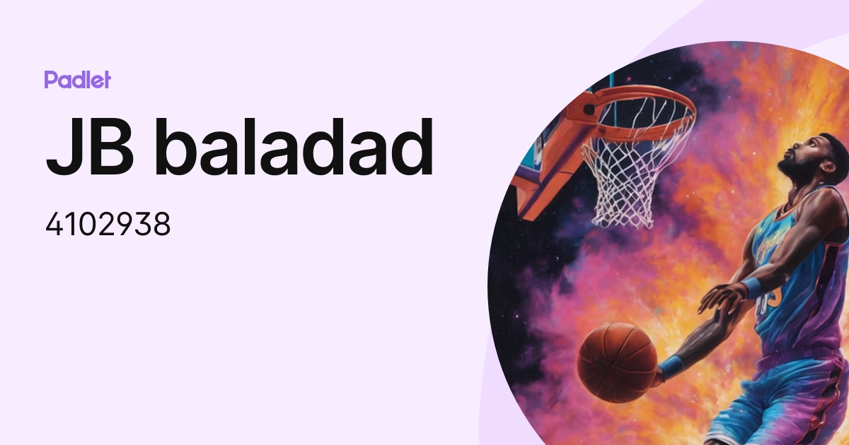 JB baladad (4102938) profile | Padlet