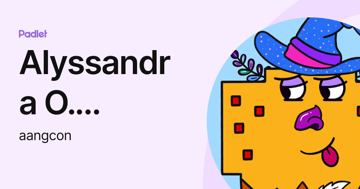 Alyssandra O. Angcon (aangcon) profile | Padlet