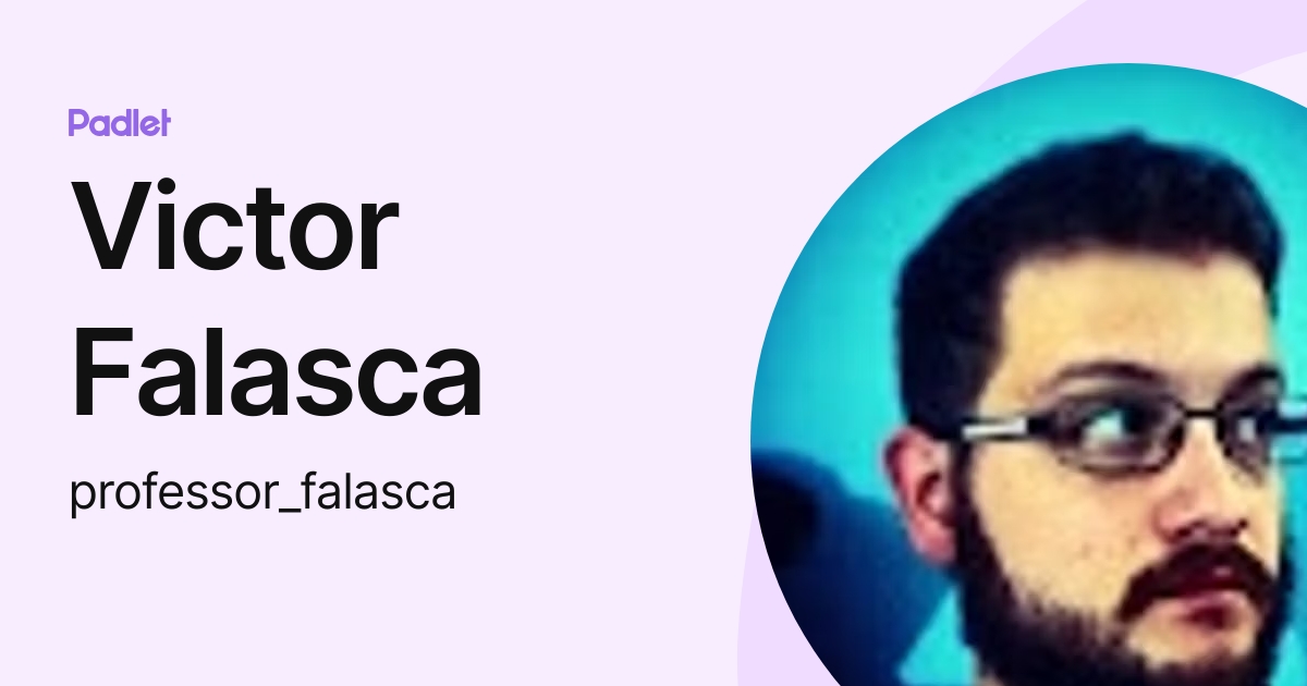 Victor Falasca (professor_falasca) profile | Padlet