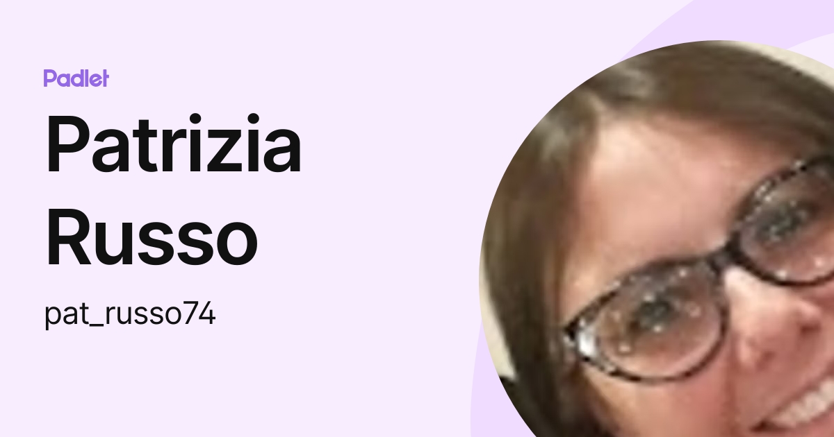 Patrizia Russo (pat_russo74) profile | Padlet