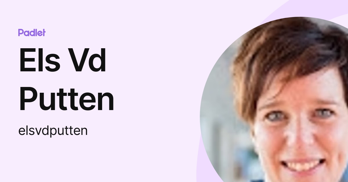 Els Vd Putten (elsvdputten) profile | Padlet