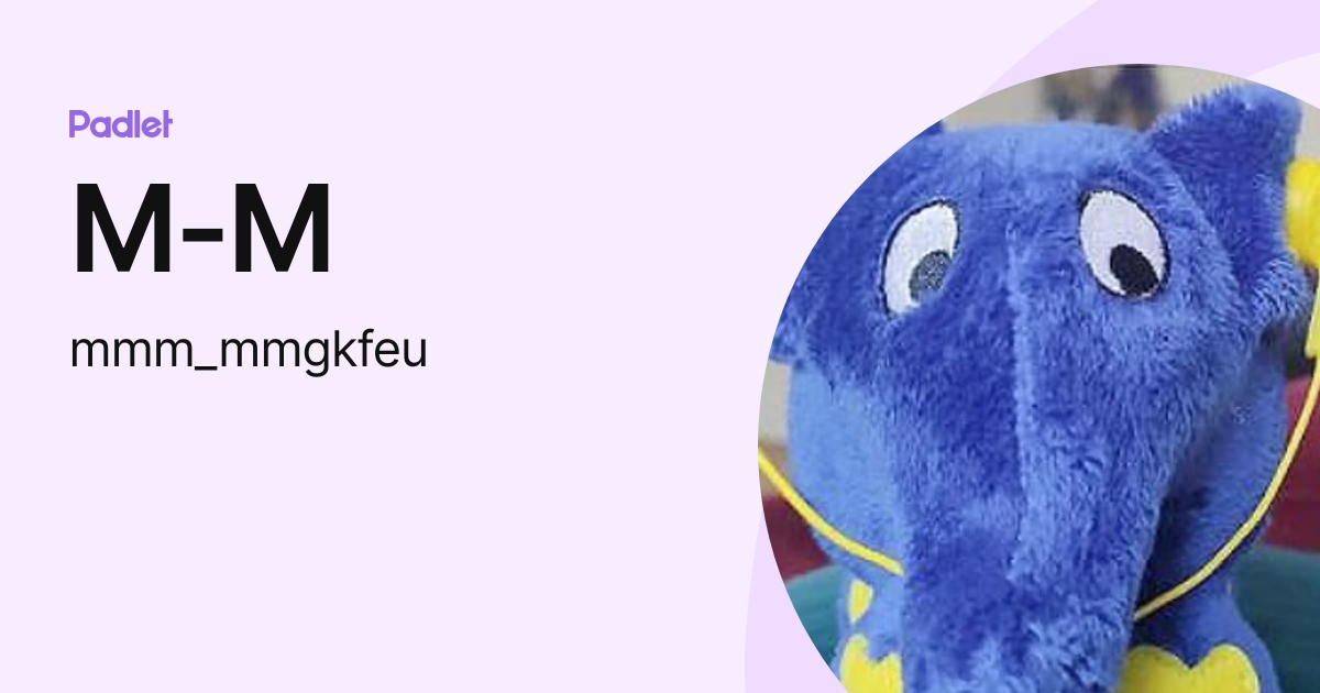 M_KAMP (m_kampner) profile | Padlet