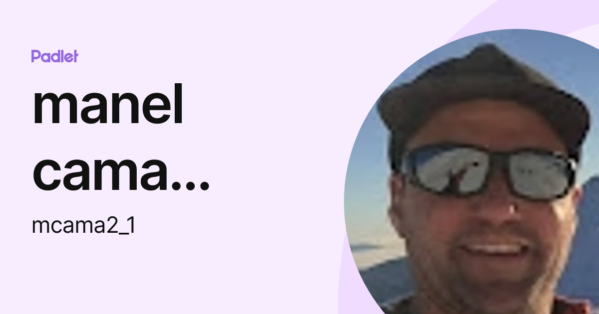 manel cama mingot (mcama2_1) profile | Padlet