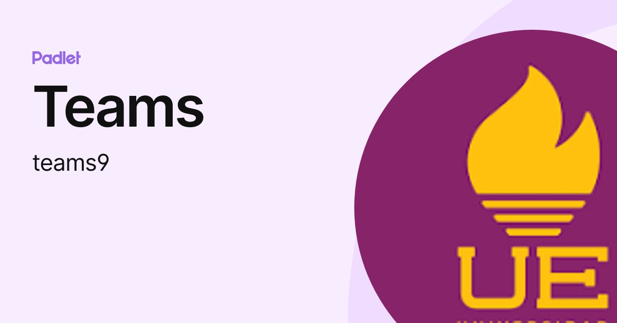 Teams (teams9) profile | Padlet