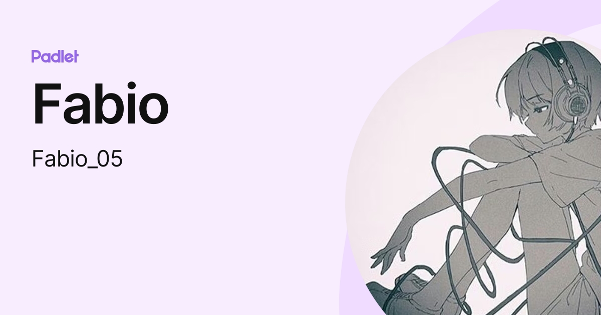 Fabio (Fabio_05) profile | Padlet