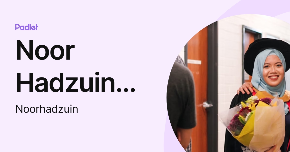 Noor Hadzuin Nik Hadzir / FOOD (Noorhadzuin) profile | Padlet