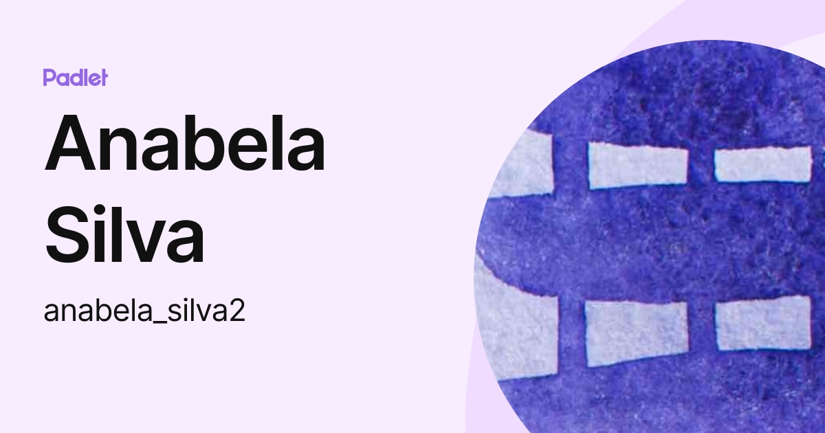 Anabela Silva (anabela_silva2) profile | Padlet