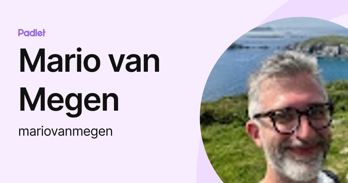 Mario van Megen (mariovanmegen) profile | Padlet