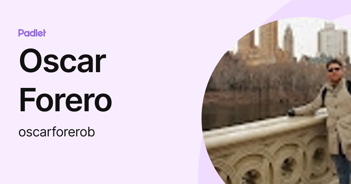 Oscar Forero (oscarforerob) profile | Padlet