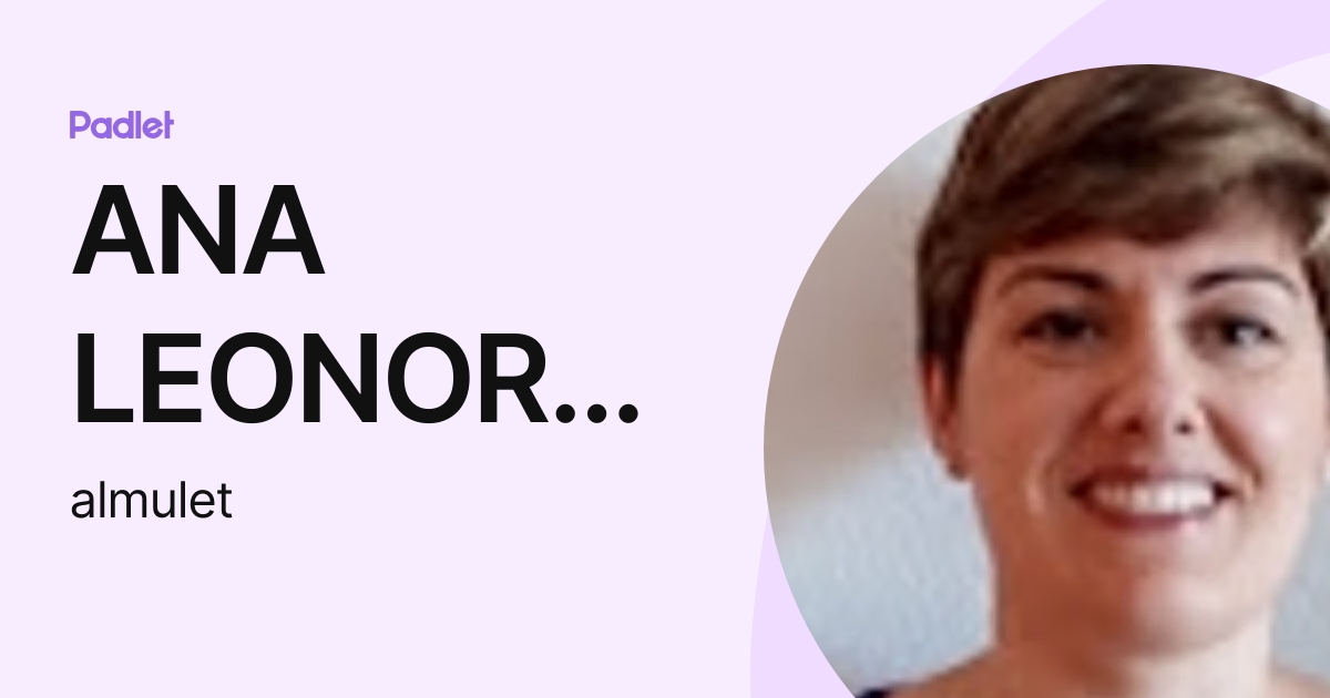 ANA LEONOR MULET BAUZA (almulet) profile | Padlet