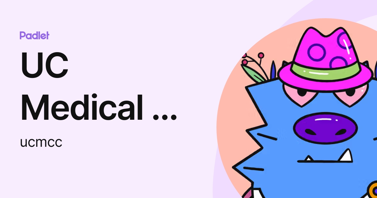 UC Medical & Counselling (ucmcc) profile | Padlet