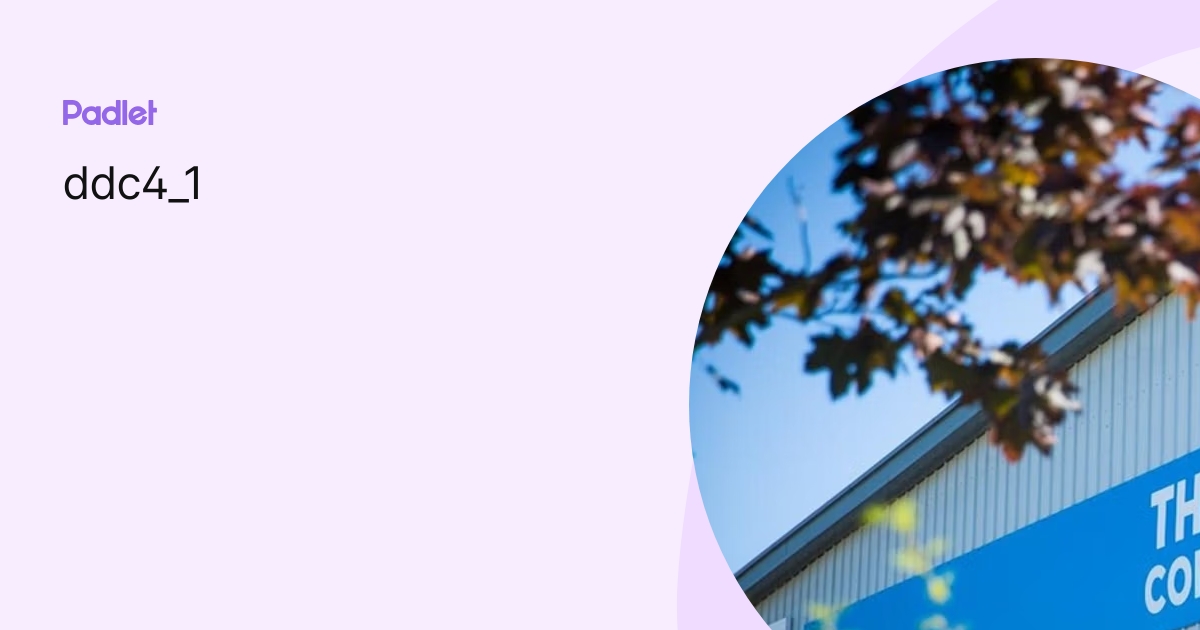 ddc4_1 profile | Padlet
