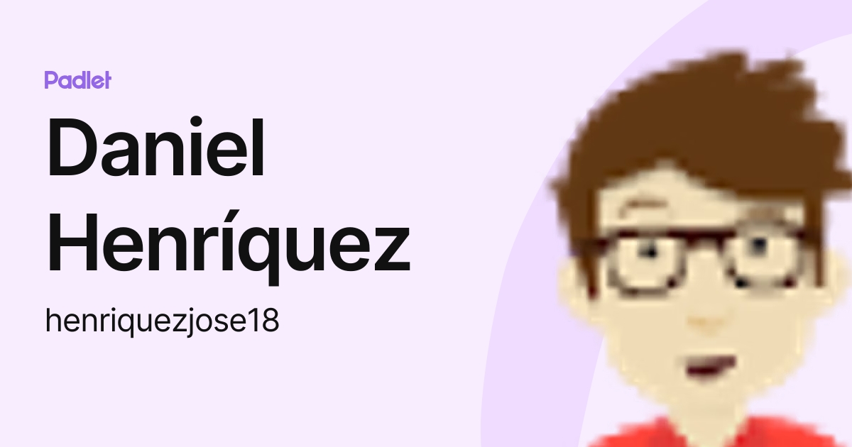 Daniel Henríquez (henriquezjose18) profile | Padlet
