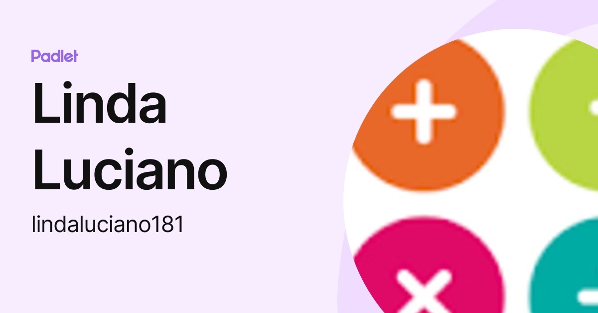 Linda Luciano (lindaluciano181) profile | Padlet