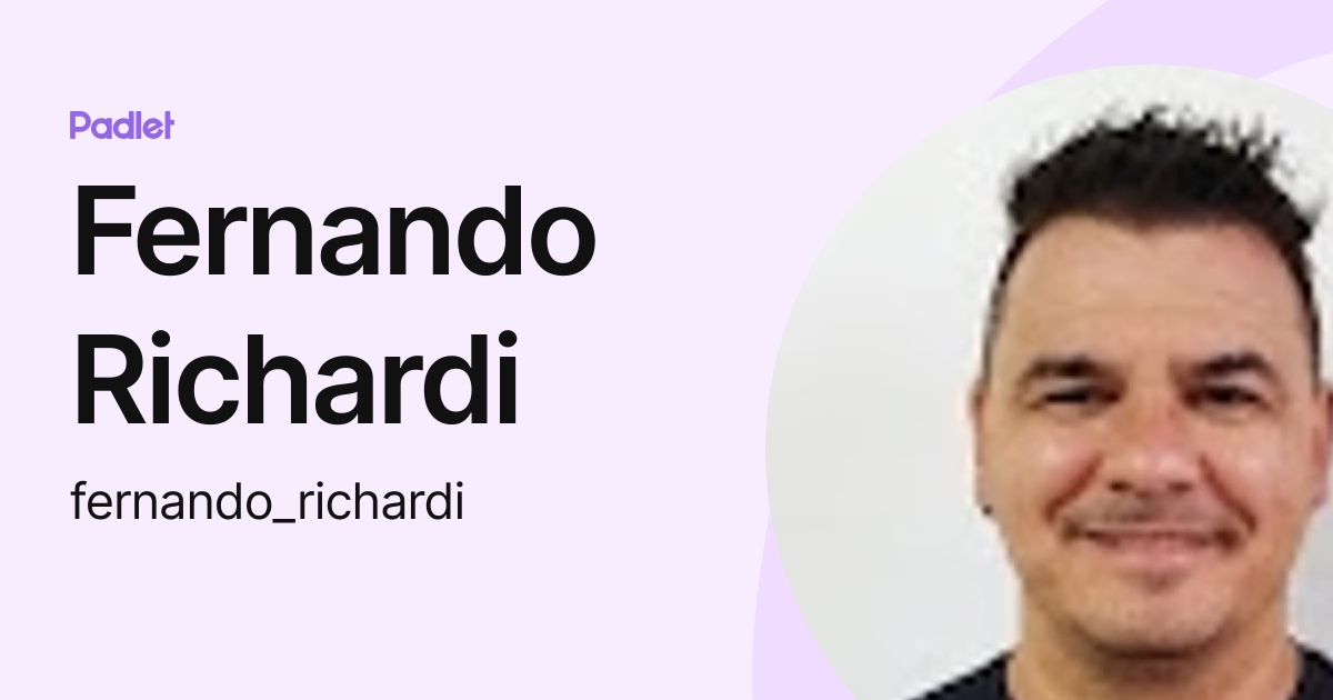 Fernando Richardi (fernando_richardi) perfil | Padlet
