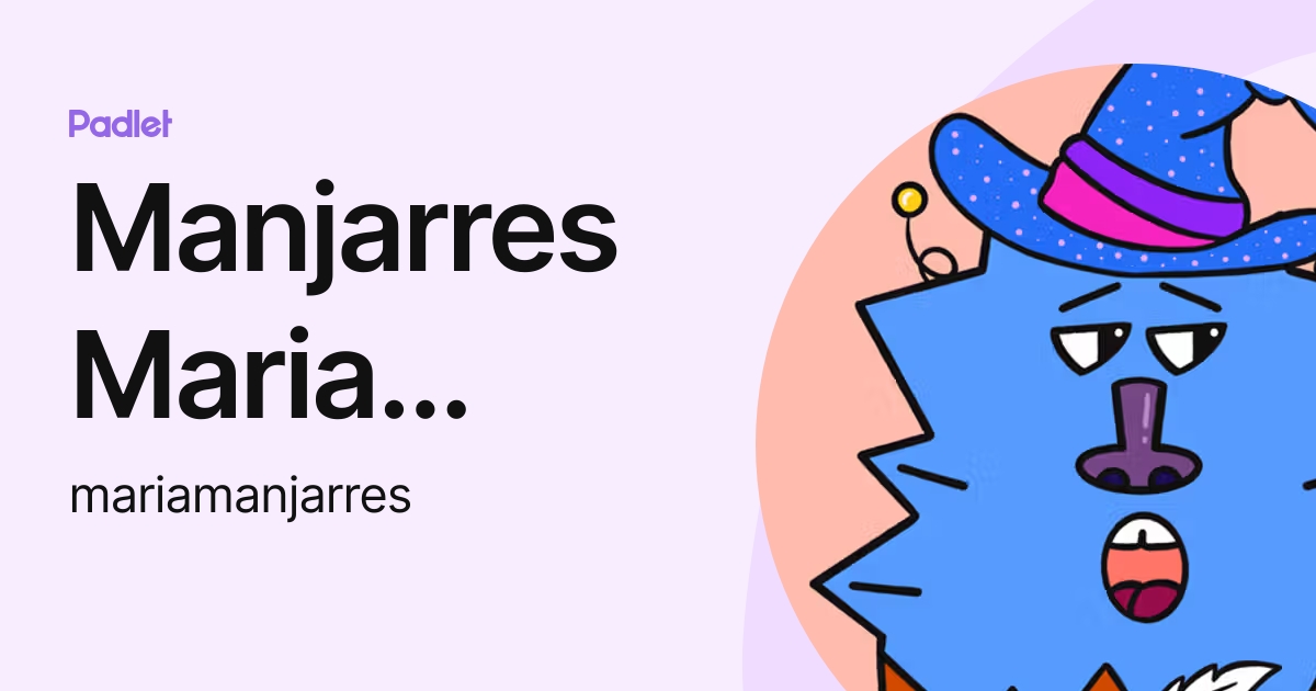 Manjarres Maria Camila (mariamanjarres) profile | Padlet