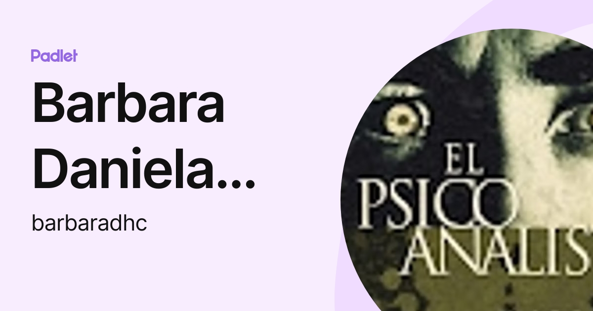 Barbara Daniela Hernández Carranza (barbaradhc) profile | Padlet