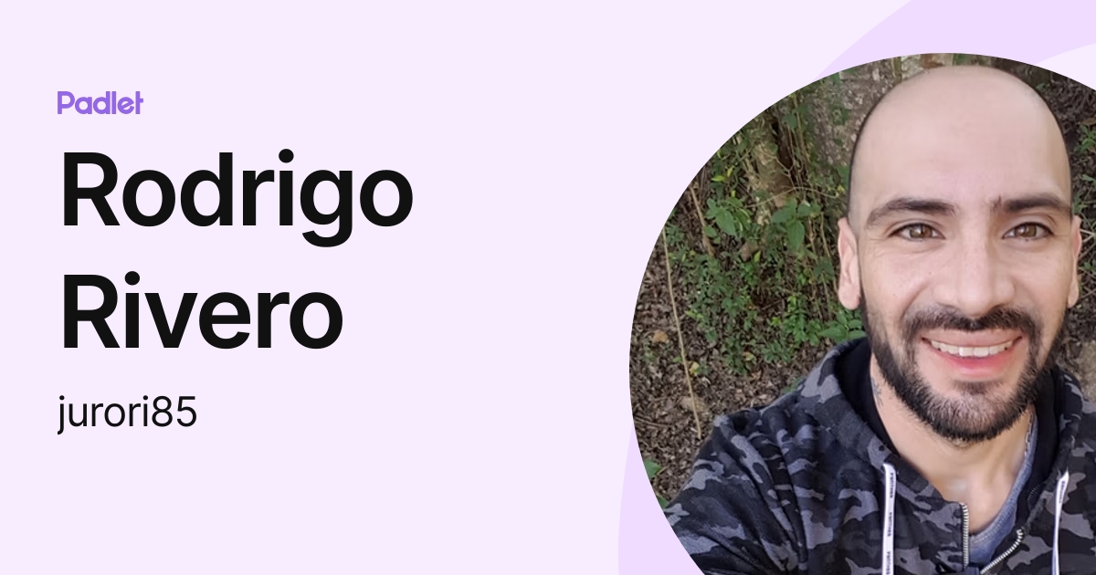 Rodrigo Rivero (jurori85) profile | Padlet