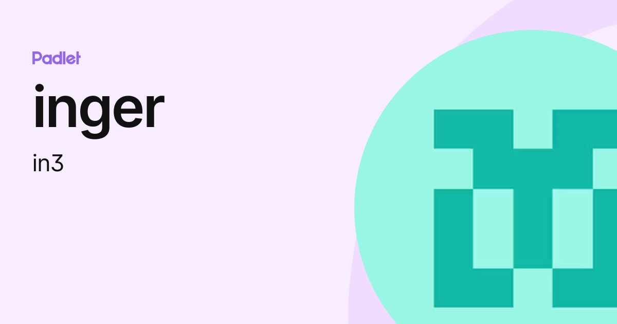 inger (in3) profile | Padlet