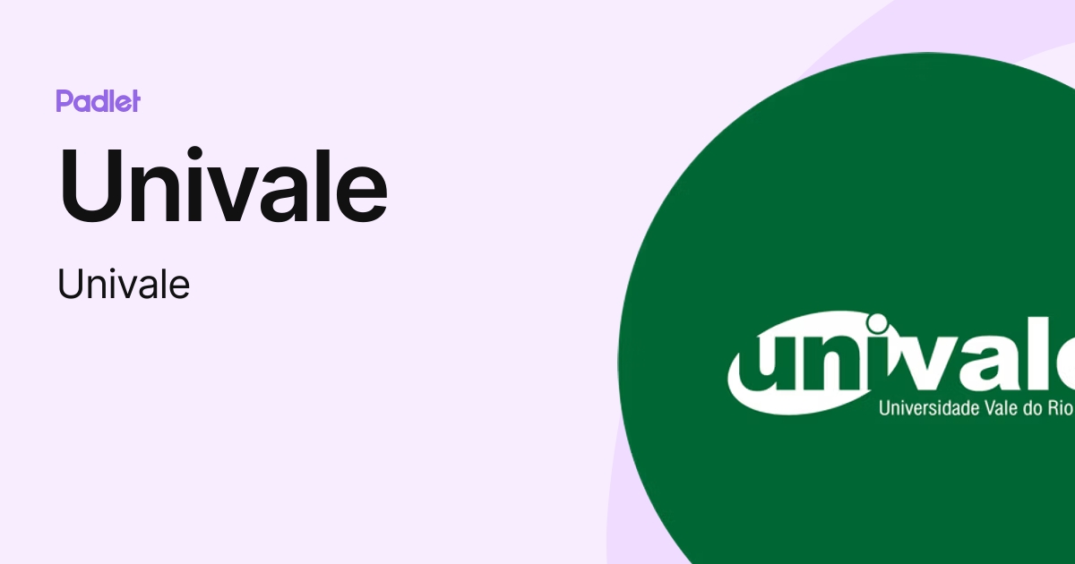 Univale (Univale) profile | Padlet
