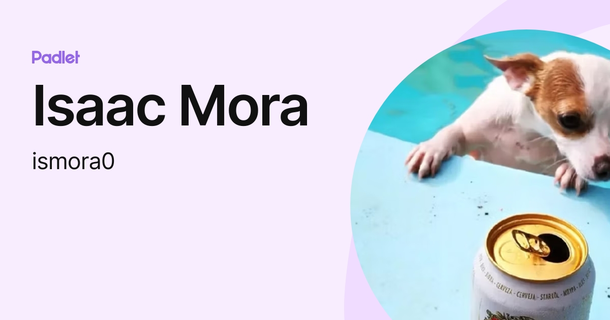 Isaac Mora (ismora0) profile | Padlet
