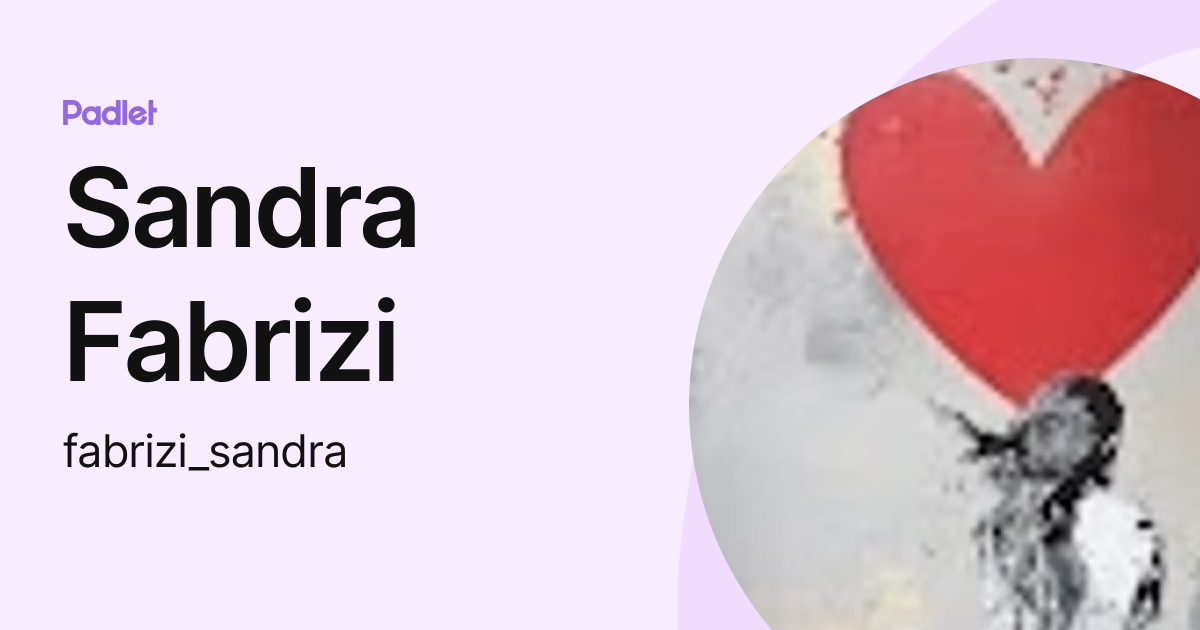 Sandra Fabrizi (fabrizi_sandra) profile | Padlet